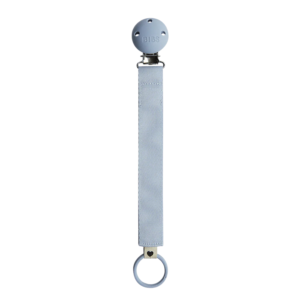 BIBS Pacifier Clip Ribbon - Dusty Blue