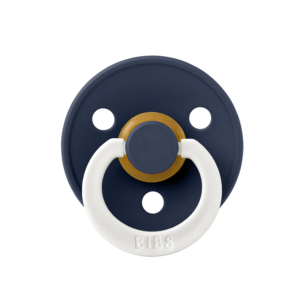 BIBS Colour Night Glow Pacifiers / Dummies - Deep Space