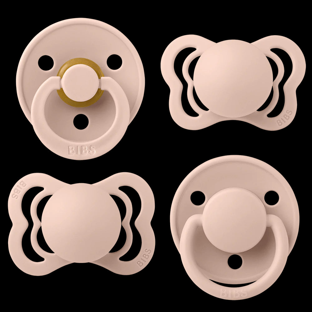 BIBS Pacifiers / Dummies Try-It Collection - Blush | Bubbadue